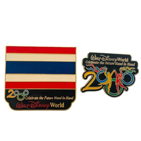 Disney | Other | Walt Disney World 200 Set Of 2 Pins Celebrate The ...